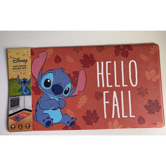 Disney | Accents | Disney Lilo Stitch Anti Fatigue Kitchen Mat Hello ...
